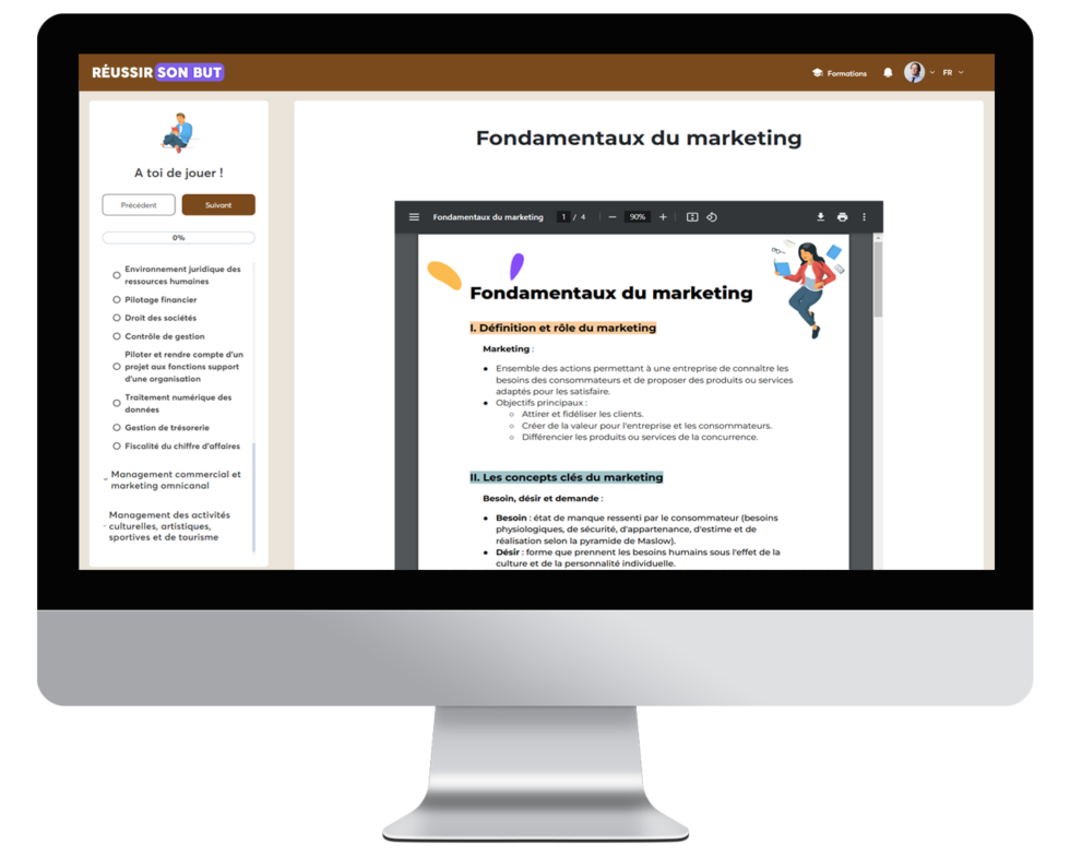 Cours et fiches de BUT R&T | Toutes les notions